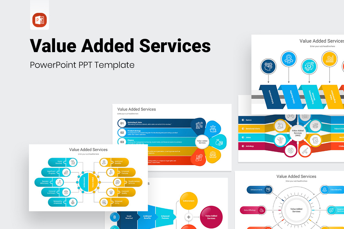 Value Added Services PowerPoint Presentation Template | Nulivo Market